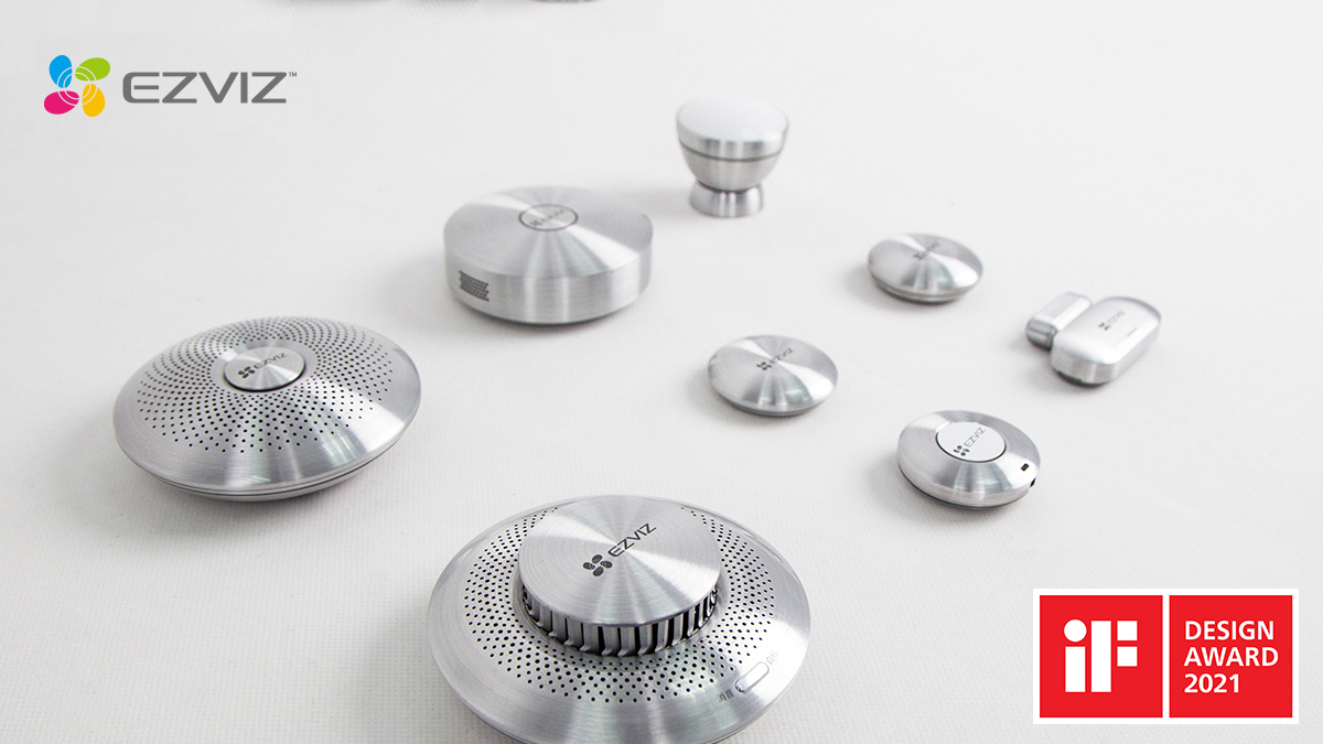 EZVIZ Smart Home Sensor Kit Raih Penghargaan iF Design Award - CANGGIH ID