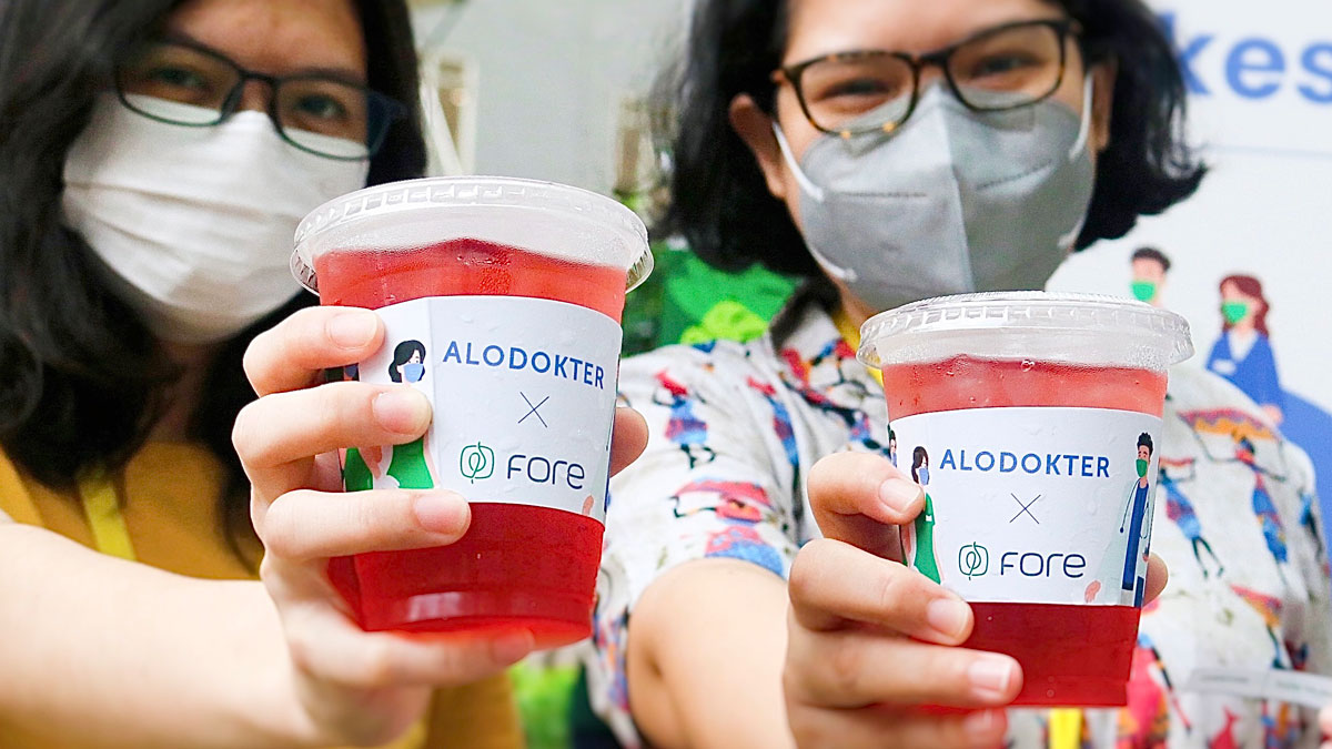 Alodokter & Fore Coffee Bagikan 1000 Cup Manuka untuk Nakes - CANGGIH ID