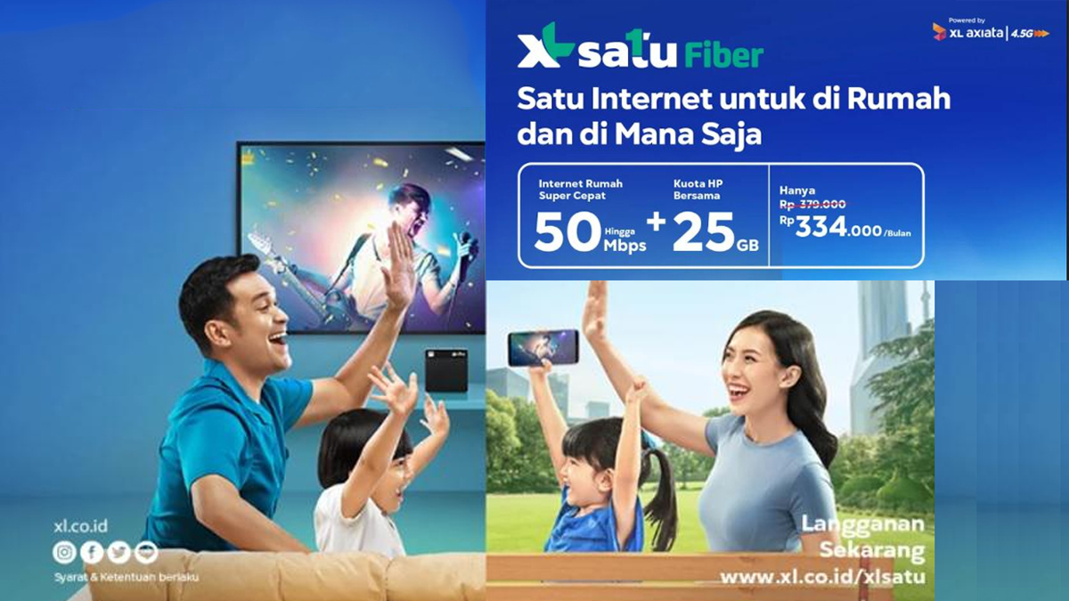 XL SATU Fiber Punya 5 Pilihan Paket, Harga Mulai 274 Ribu Rupiah ...