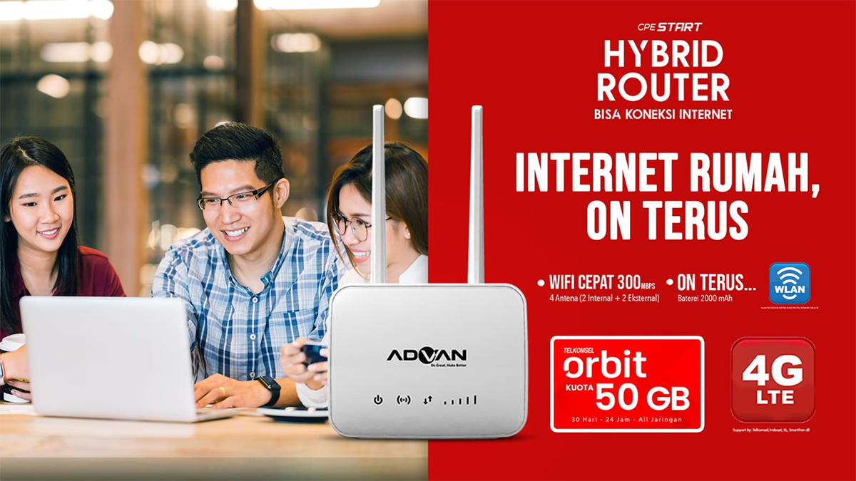 ADVAN Orbit Cpe Hybrid Router: 600 Ribuan Sudah Dapat Ekstra Kuota ...