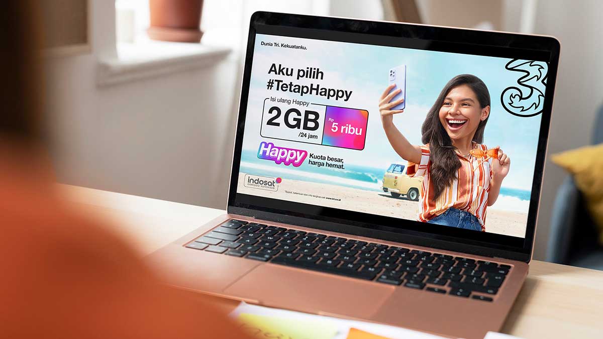Tri Hadirkan Paket Happy 2GB Seharga Rp5.000/1 hari - CANGGIH ID