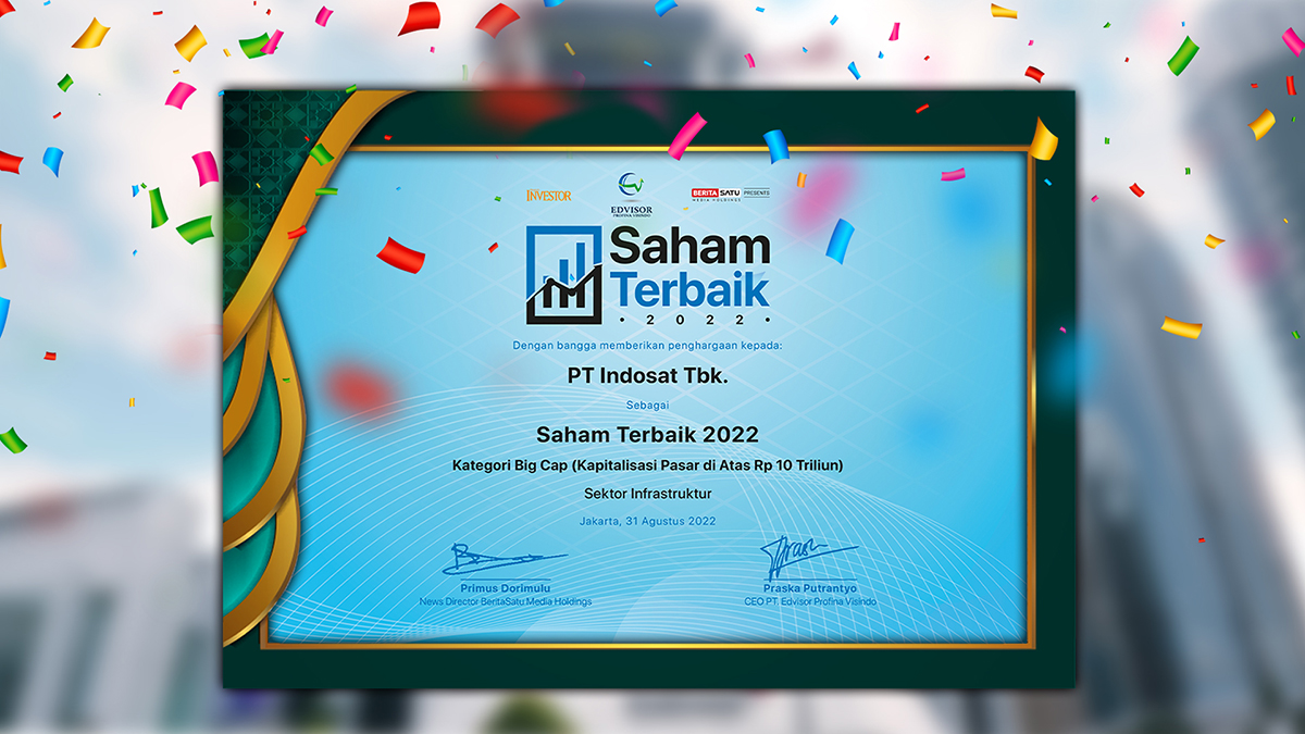 Indosat Ooredoo Hutchison (IOH) Raih Penghargaan “Saham Terbaik 2022 ... Indosat Ooredoo Hutchison (IOH) Raih Penghargaan “Saham Terbaik 2022 ...
