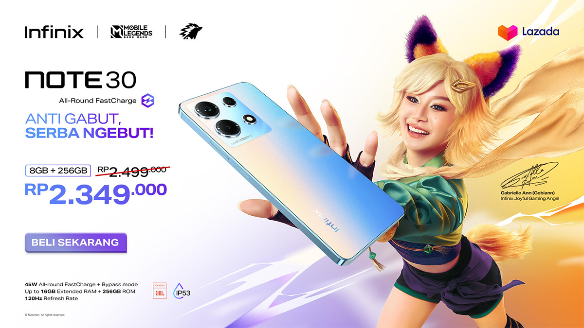 Infinix Note 30 Series Resmi Meluncur, Harga 2 Jutaan - CANGGIH ID