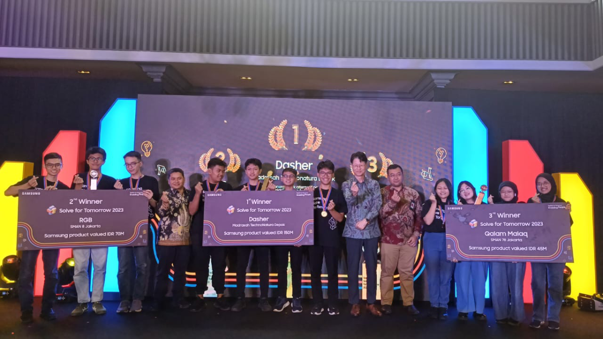 Dasher Jadi Jawara Inovator Muda Pemenang Samsung Solve for Tomorrow ...