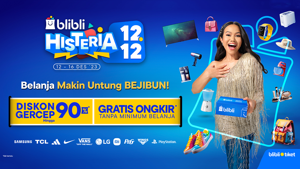 Bejibun, Ini Daftar Promo Blibli Histeria 12.12! - CANGGIH ID