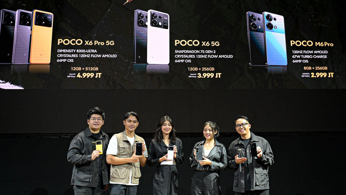 POCO Merilis POCO M6 Pro, POCO X6 Pro 5G, dan POCO X6 5G - CANGGIH ID