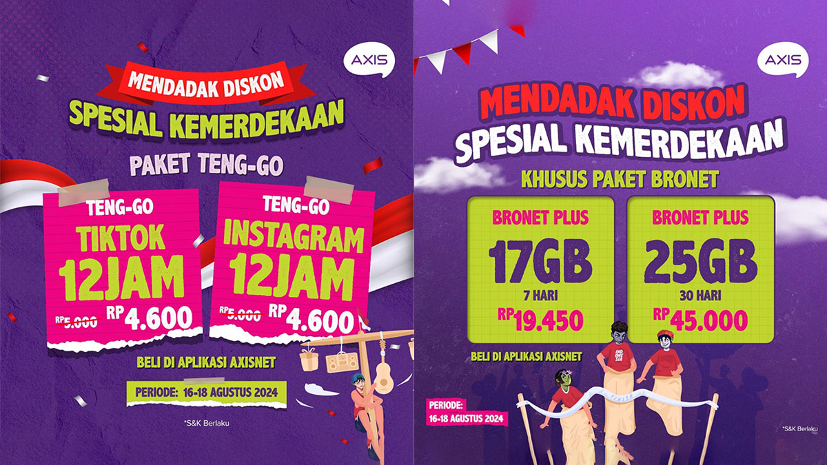 Ini Dia, Ragam Promo HUT RI Ke-79 XL Axiata, Ada Dikson Hingga 45% ...