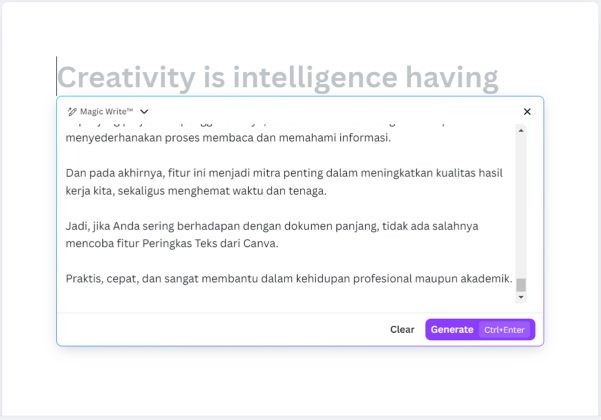 Cara Simpel Meringkas Artikel Panjang Pakai Canva - CANGGIH ID